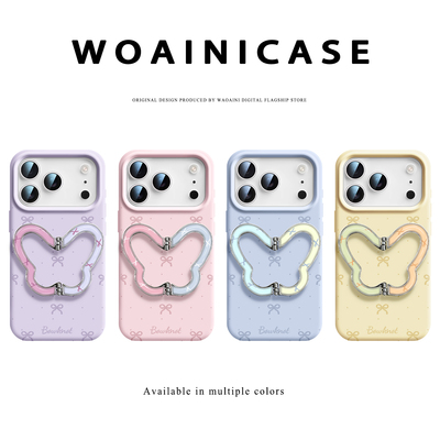 适用iPhone手机壳轻奢流行蝴蝶结