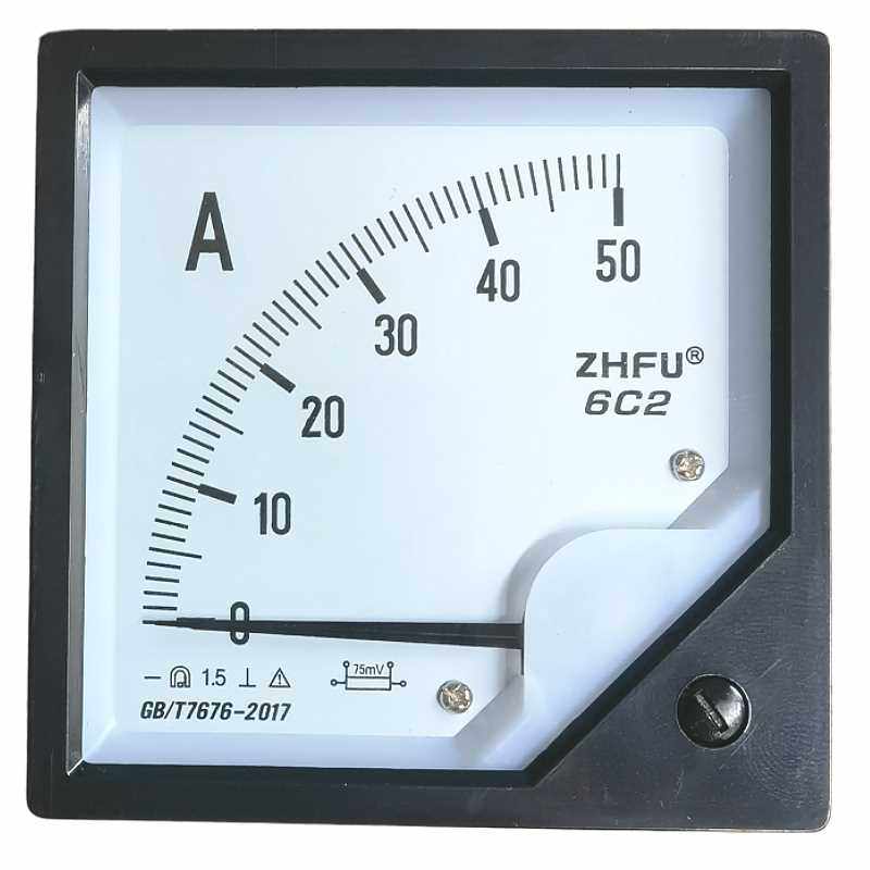 。6C2-5A指针式直流电流表1A2AA10A0A0A502A100A直流机械安培表头_虎窝淘