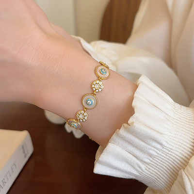 「原创系列」小众设计天然贝母珍珠手链女2025年新款复古轻奢手饰