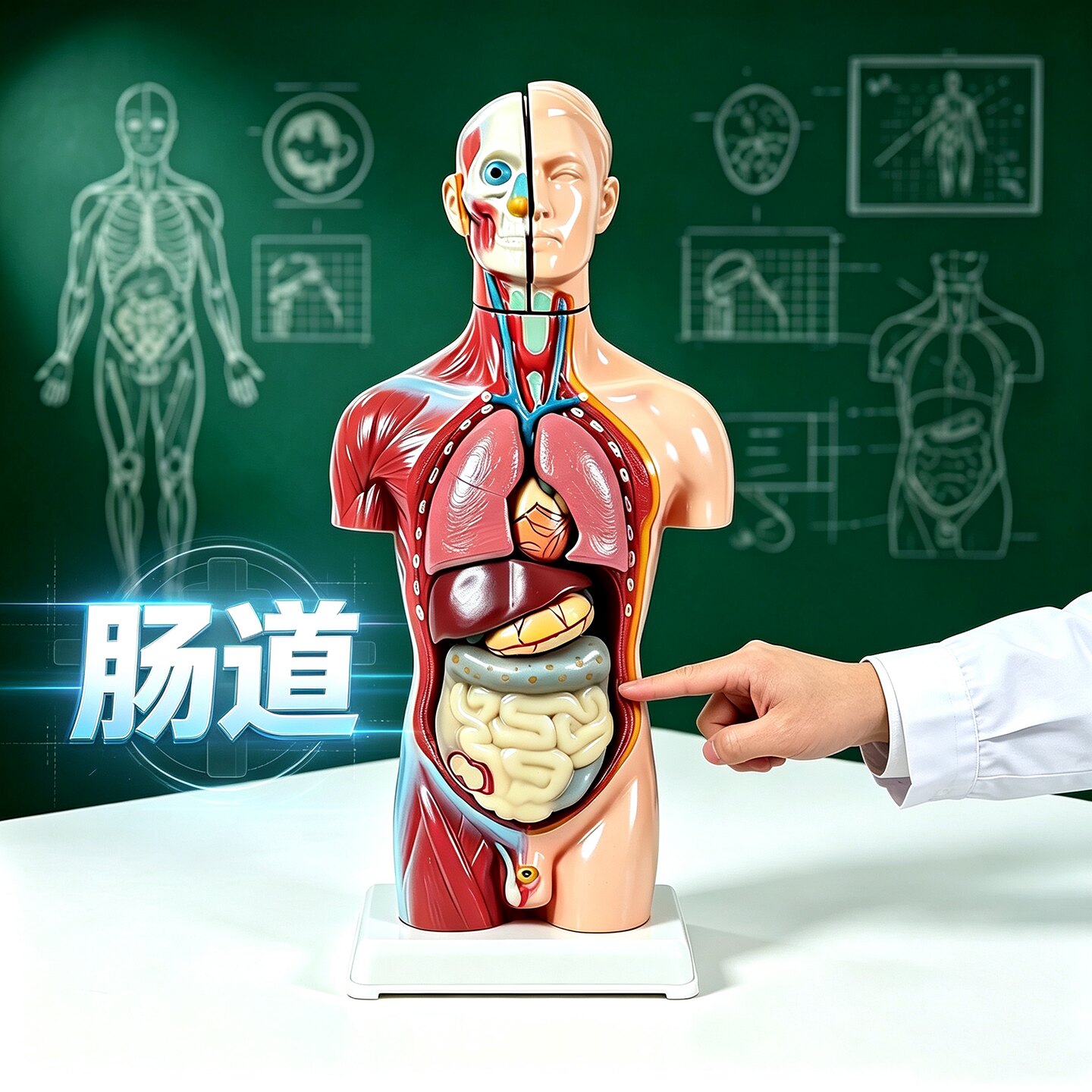儿童医学仿真人体结构模型玩具教具人偶骨架男性可拆卸解剖学礼物