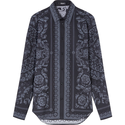 【季末优惠】VERSACE/范思哲 男士Barocco衬衫