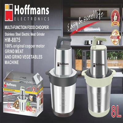 Hoffmans8875FoodChopper8L8Pcs/CTN0.2cbm