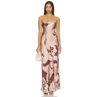 Cin Cin DUCHESS 超长无带连衣裙 26夏季新品 revolve小众新款