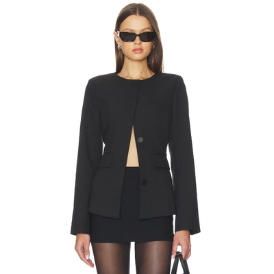 4th & Reckless MIKEY 西装夹克黑色通勤风外套REVOLVE小众新款