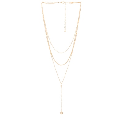 8 Other Reasons SHRINE金色叠戴项链吊坠revolve