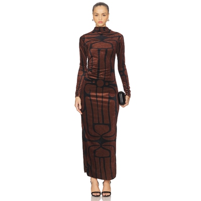 [春季新品]Cala de la Cruz ISIDORA 长裙 棕色REVOLVE小众