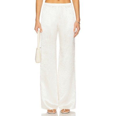 [冬季新品]Amanda Uprichard 长裤象牙白美式休闲风REVOLVE