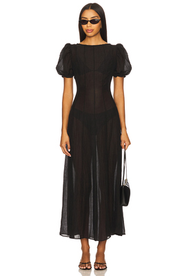 LPA 裙子 黑色revolve小众新款