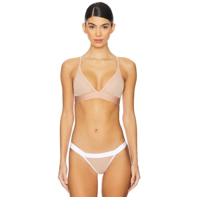 [冬季新品]Negative Underwear SIEVE 三角形胸罩 米色REVOLVE