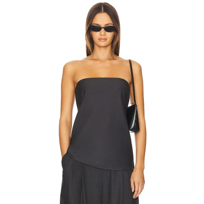 Enza Costa Easy Strapless Tunic 深灰色