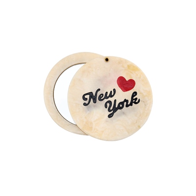 Solar Eclipse I LOVE NEW YORK COMPACT MIRROR 窄镜子REVOLVE小