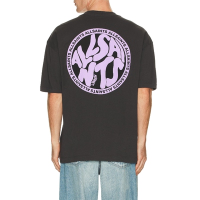ALLSAINTS DISTORTION T恤 黑色REVOLVE小众新款