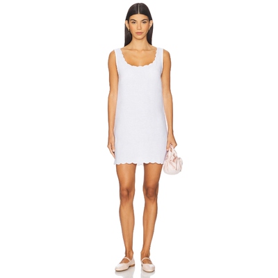 onia AIR LINEN SCALLOP 飘逸裙 白色REVOLVE小众新款