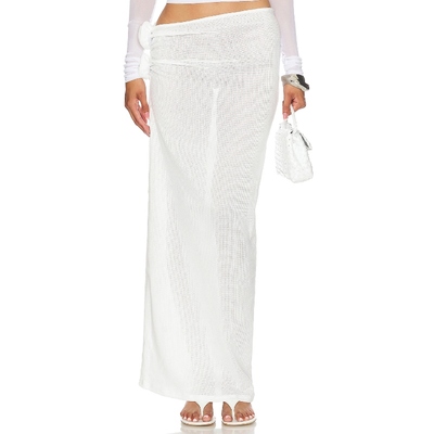 LIONESS 半身裙 白色 REVOLVE小众