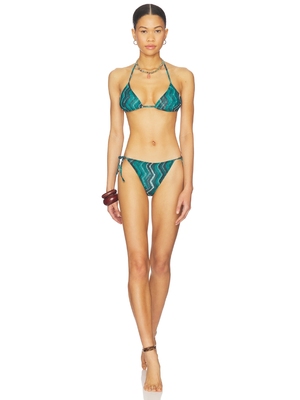 eywasouls malibu Layla Two Piece revolve小众新款 青色