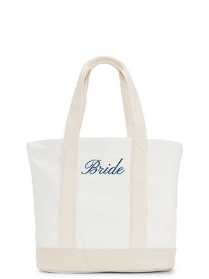 Gigi & Olive BRIDAL 帆布手提包 revolve小众新款 奶油色