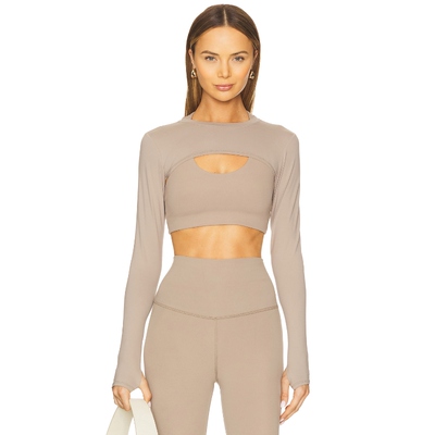 Splits59 Amelia Airweight Lite Shrug 米色REVOLVE小众新款