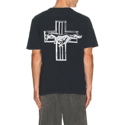 ONE OF THESE DAYS MUSTANG CROSS T恤 黑色REVOLVE小众新款