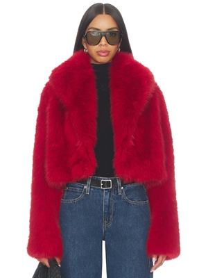 Nakedvice THE DELANEY FUR 夹克 revolve小众新款