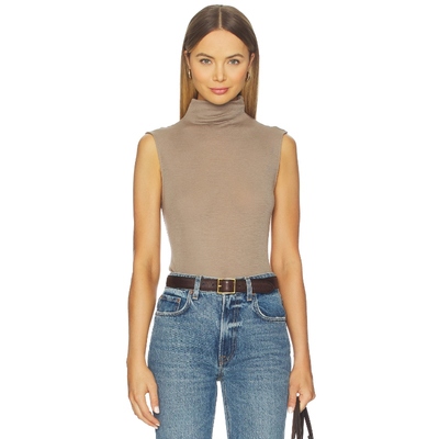 [冬季内搭]Rue Sophie LILOU 上装棕色辣妹风REVOLVE小众新款