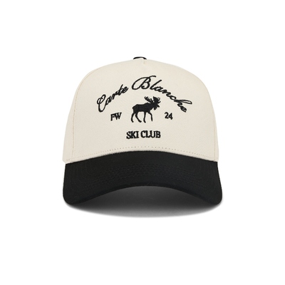 [冬季新品]Carte Blanche 后扣帽 奶油色REVOLVE小众