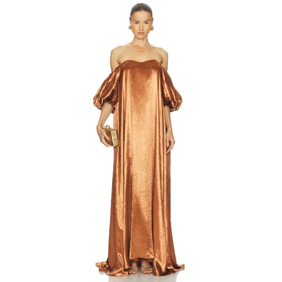 CAROLINE CONSTAS PALMER 裙子 Metallic Copper系列REVOLVE小众