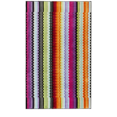 Missoni Home GIACOMO BATH SHEET 毛巾 蓝色，绿色REVOLVE小众新