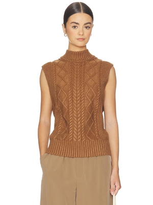 Varley Joilette Roll Neck Vest Top revolve小众新款