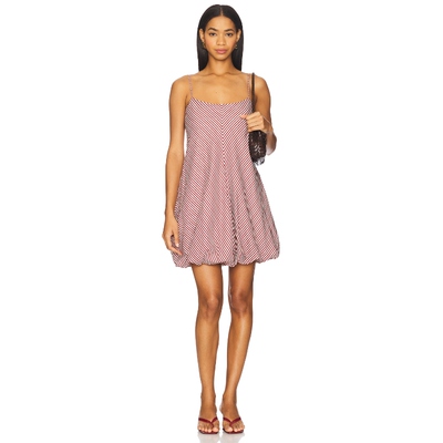 [春季新品]FAITHFULL THE BRAND ANIELA 连衣裙女酒红色REVOLVE