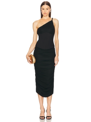 Michael Costello RINXENT 裙子 revolve小众新款 黑色