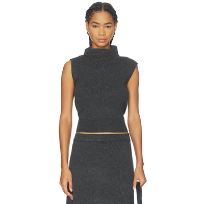 ASTR the Label DEORA 毛衣 深灰色羊毛衫REVOLVE小众新款