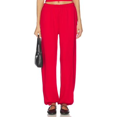Eterne Boyfriend Pocket Sweatpant 美式正红垂感束脚裤REVOLVE