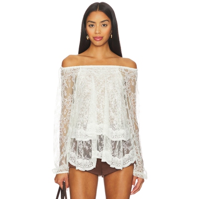 【海外直邮】 Free People GOLDIE 针织上装 奶油色 基础易搭内搭