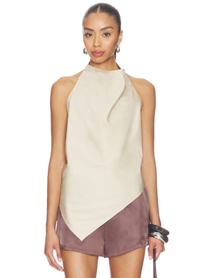 St. Agni Cotton Halter Top 26春夏新品 revolve小众新款