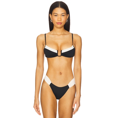 LSPACE PEYTON 比基尼文胸上装 黑色 y2k辣妹风REVOLVE小众新款