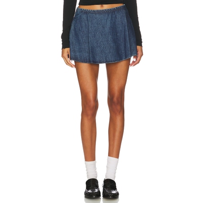 [春季新品]Free People PARADISE FOUND 牛仔裙裤revolve小众新款