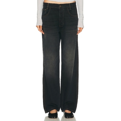 Aya Muse 牛仔裤 黑色 美式复古风REVOLVE小众新款