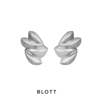 【叶童同款】BLOTT 复古切割 金银耳环