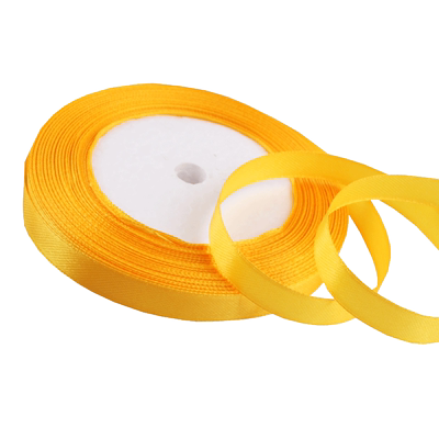 金黄色缎带彩带绸带7.5cm丝带