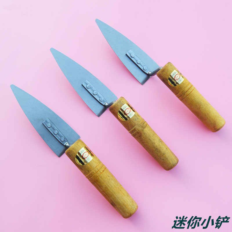 尖头小抹子迷你小压刀抹泥刀抹灰刀瓷砖填缝工具