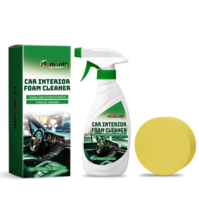 Car interior foam cleaner