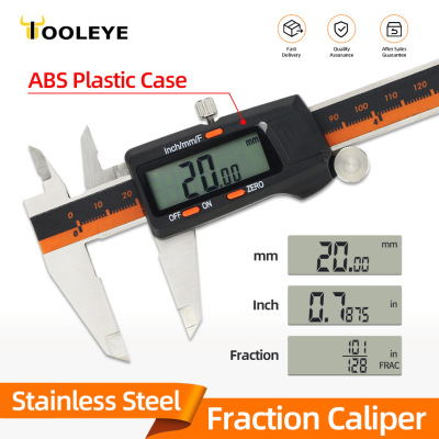 Fraction Metal Caliper Digital Pachymeter Vernier Calipers跨