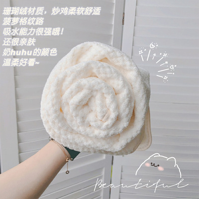 Luxury Hotel White Bath Towel Set Large Thick Towels 浴巾3件