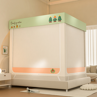 蚊帐家用2025新款卧室遮光床帘夏