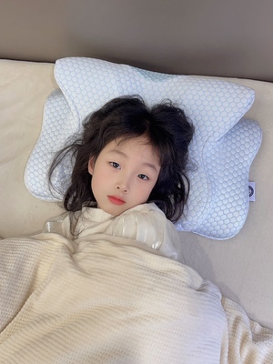 正品日本进口Pillowche魔法儿童青少年睡眠枕头记忆棉4-14岁孩用