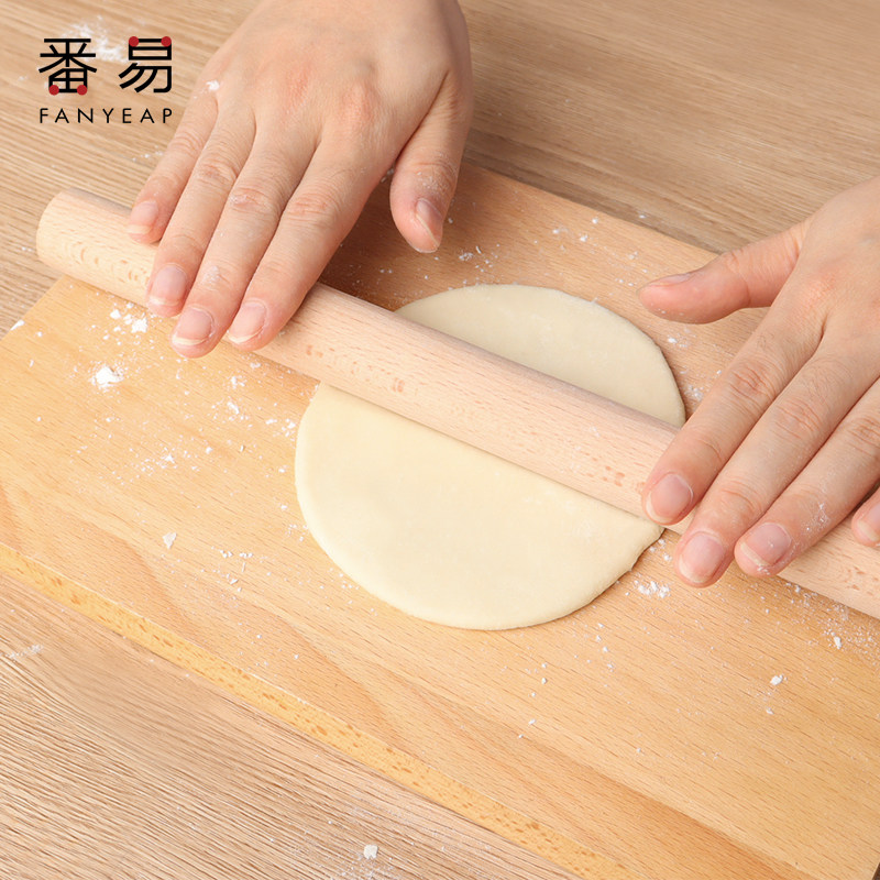 擀面杖A1pn001-实木大小压面棍家用厨房饺子皮棍擀面棒加长烘焙工