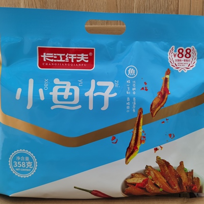 长纤夫小鱼仔开袋即食358g袋装