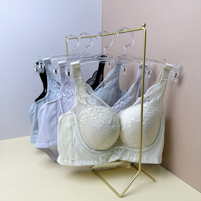 GM2-歌慕尔-大胸显小中薄2mm软钢圈内里蚕宝宝收副乳文胸-8332HB