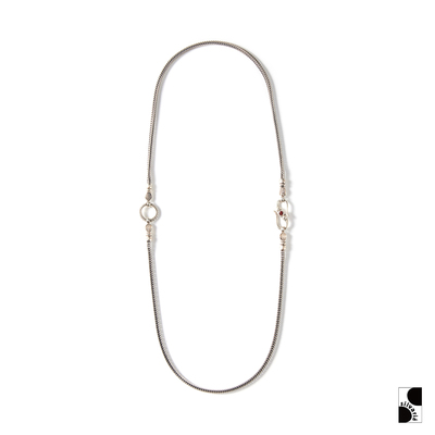 GEROCHRISTO希腊纯银蛇骨链项链