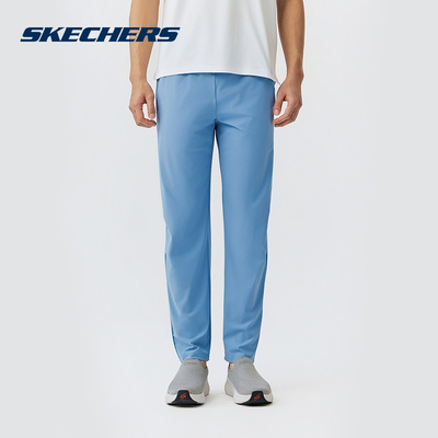 斯凯奇男士长裤2026春新款经典直筒裤黑色健身跑步运动裤P226M047